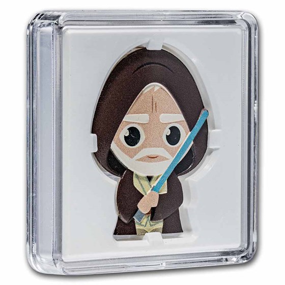 Buy 2021 Niue 1 oz Ag Chibi Coin: Obi-Wan Kenobi (Numbered Premium) | APMEX
