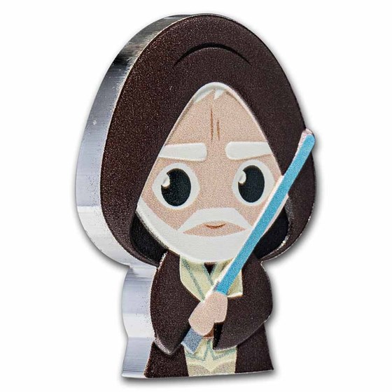 Buy 2021 Niue 1 oz Ag Chibi Coin: Obi-Wan Kenobi (Numbered Premium) | APMEX