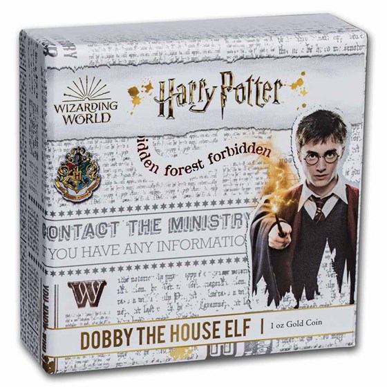 Buy 2021 Niue 1 oz Proof Gold Coin: Dobby the House Elf | APMEX