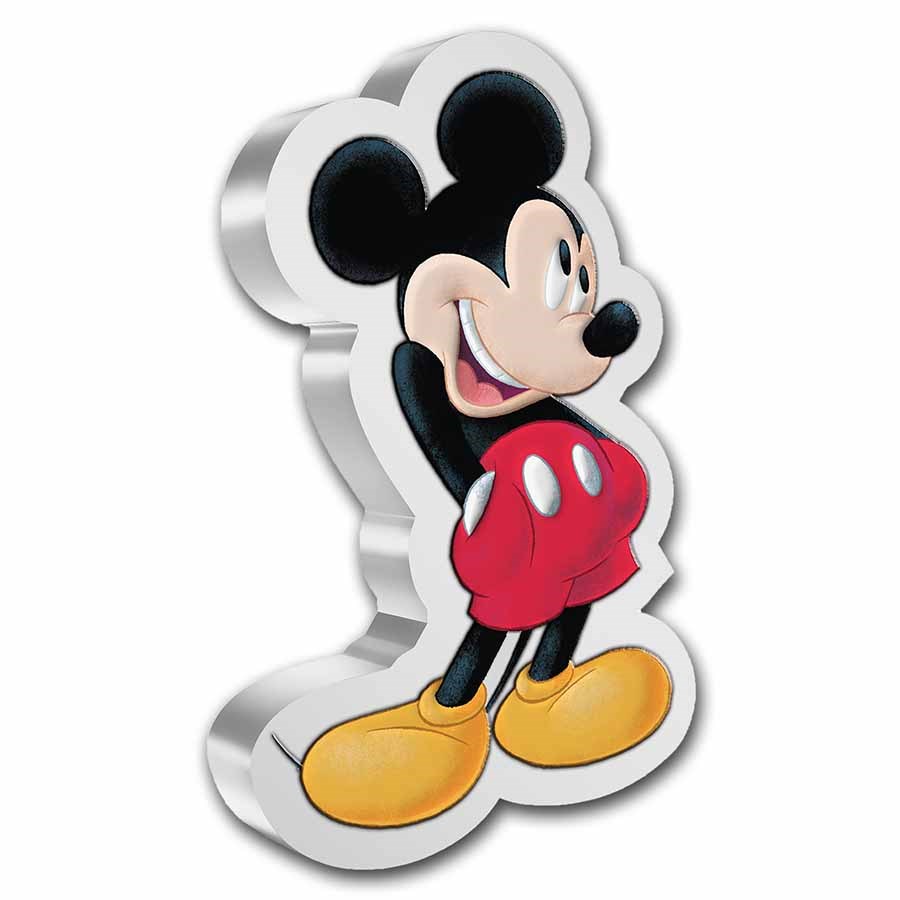 Buy 2021 Niue 1 oz Silver Disney: Mickey Mouse Shaped Coin | APMEX