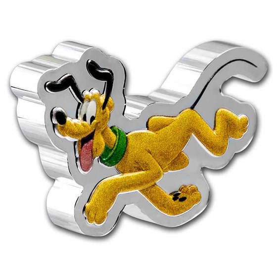Buy 2021 Niue 1 oz Silver Disney: Pluto Shaped Coin | APMEX