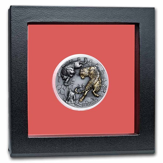 Buy 2021 Niue 2 oz Antique Silver Bushido | APMEX