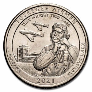 Buy 2021-P ATB Quarter Tuskegee Airmen National Historic Site BU | APMEX
