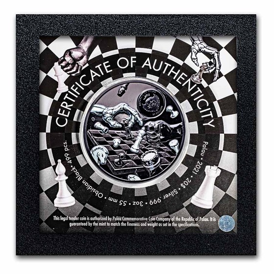 Buy 2021 3 oz Silver You Can't Cheat Death Checkmate | APMEX