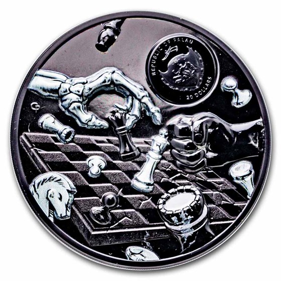 Buy 2021 3 oz Silver You Can't Cheat Death Checkmate | APMEX