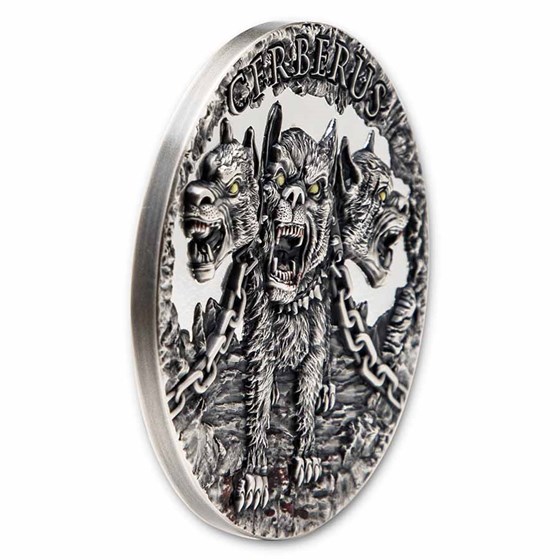 Buy 2021 CMRN 2 oz Ag Mythical Creatures Cerberus | APMEX