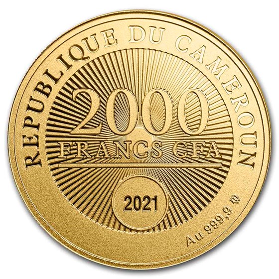 Buy 2021 Republic of Cameroon Gold Proof Welcome To The World | APMEX