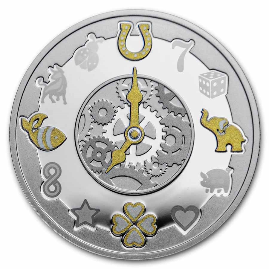 Buy 2021 Republic of Cameroon Silver Proof Lucky Hours Coin | APMEX
