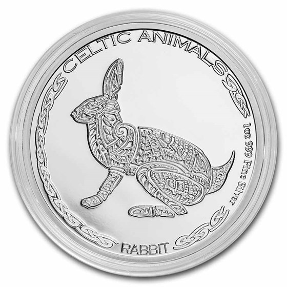 Buy 2021 Republic of Chad 1 oz Silver Celtic Animals: Rabbit BU | APMEX