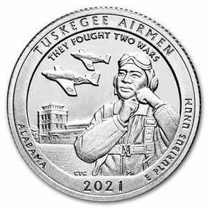 2021-S ATB Quarter Tuskegee Airmen Silver Proof