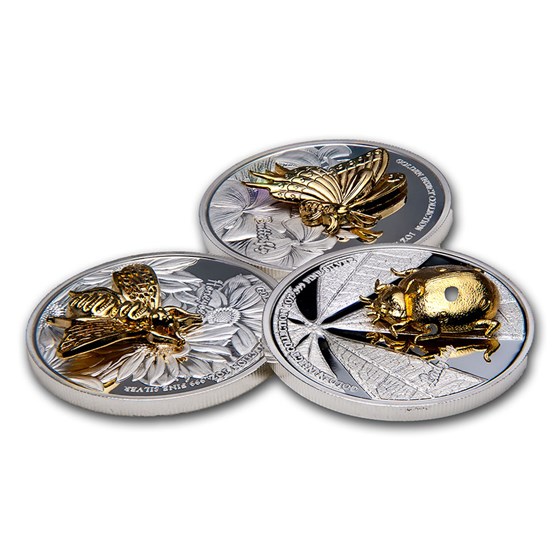 Buy 2021 Samoa 3-Coin Silver Golden Insects Collection | APMEX