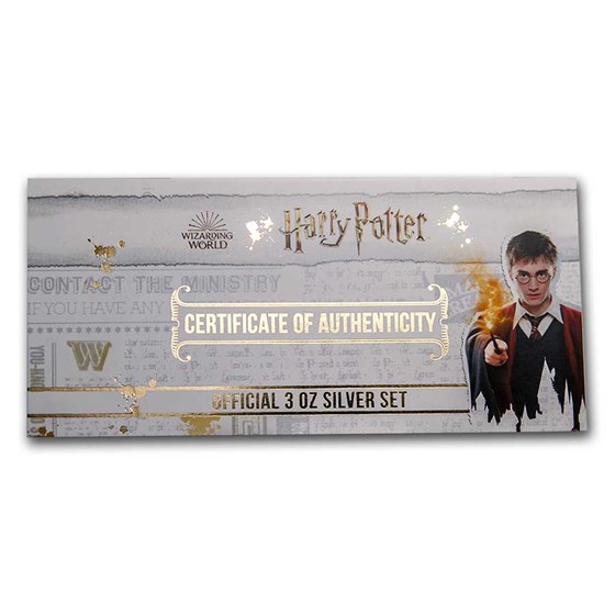 Buy 2021 Samoa Silver Harry Potter 3-Coin Proof Set | APMEX