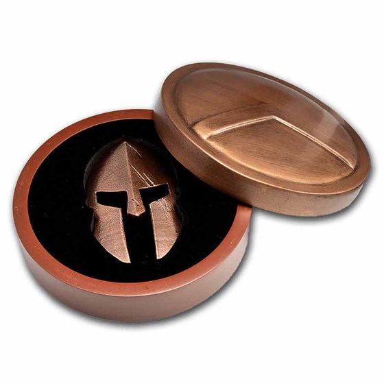 Buy 2021 Solomon Islands Silver Spartan Helmet Shaped Coin | APMEX