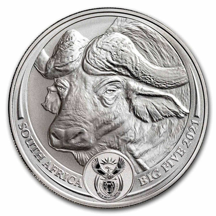 Buy 2021 South Africa 1 oz Silver Big Five Buffalo BU | APMEX