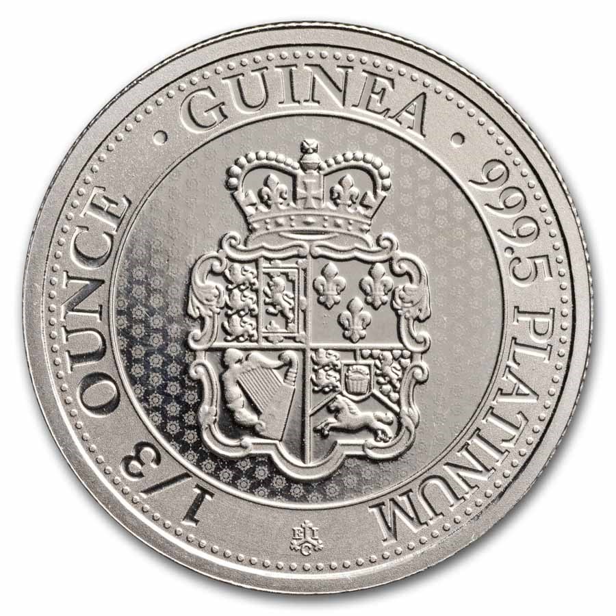2021 St. Helena 1/3 oz Platinum Rose Crown Guinea