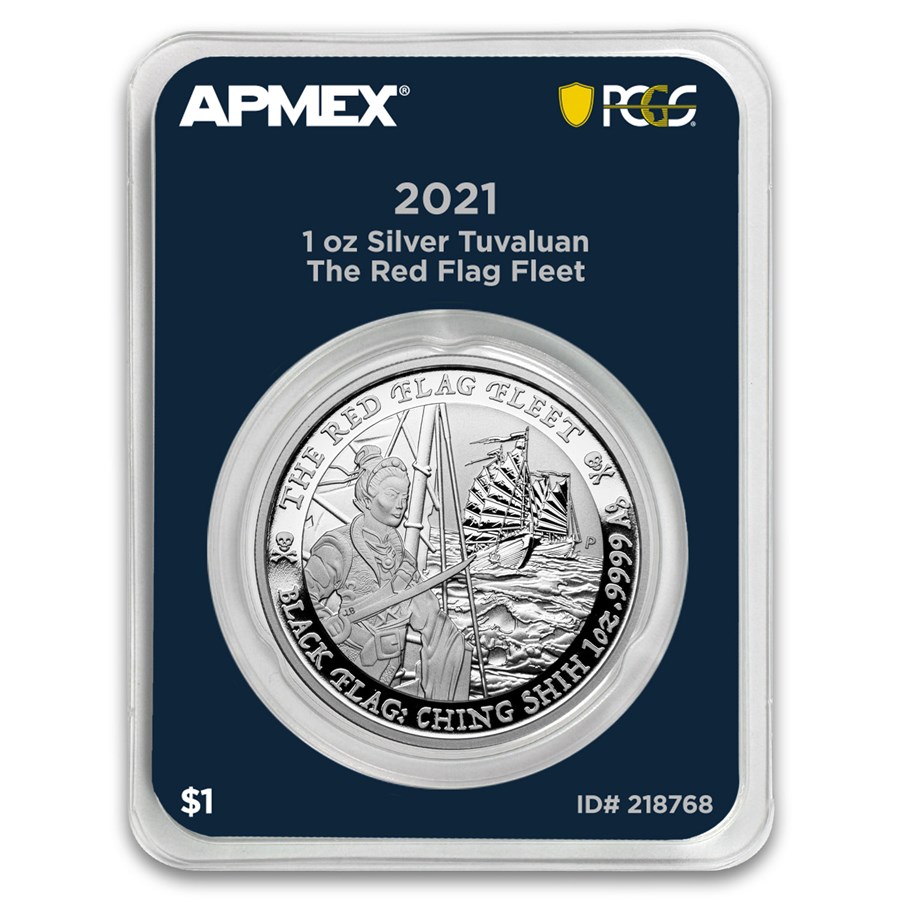 Buy 2021 1 oz Silver Red Flag Fleet Coin | APMEX