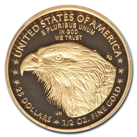 Buy 2021-W 1/2 oz Proof Gold Eagle (Type 2) PR-70 PCGS (FS Gold Foil ...