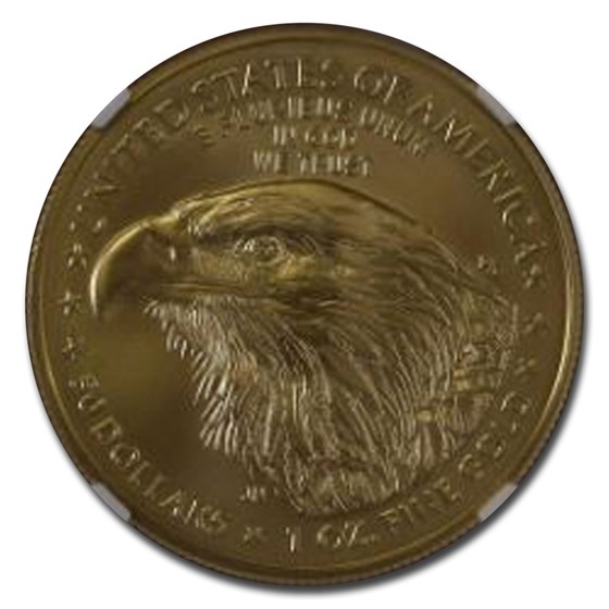 Buy 2021-W 1 oz Burnished Gold Eagle Type 2 MS-70 NGC (ER) | APMEX