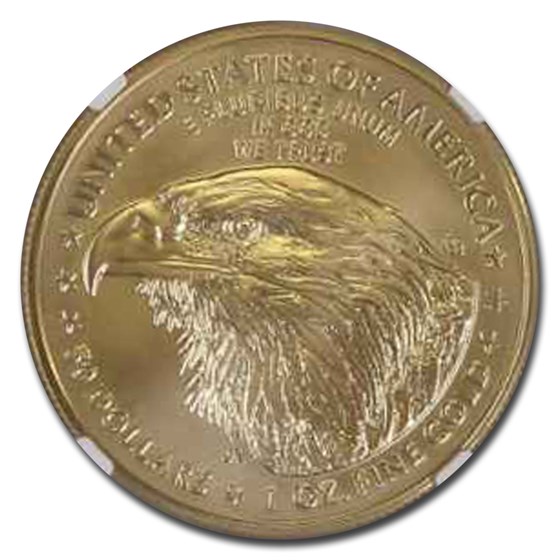Buy 2021 W 1 oz Burnished Gold Eagle MS-70 NGC | APMEX