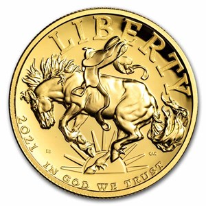 2021-W 1 oz High Relief American Liberty Gold (Capsule Only)