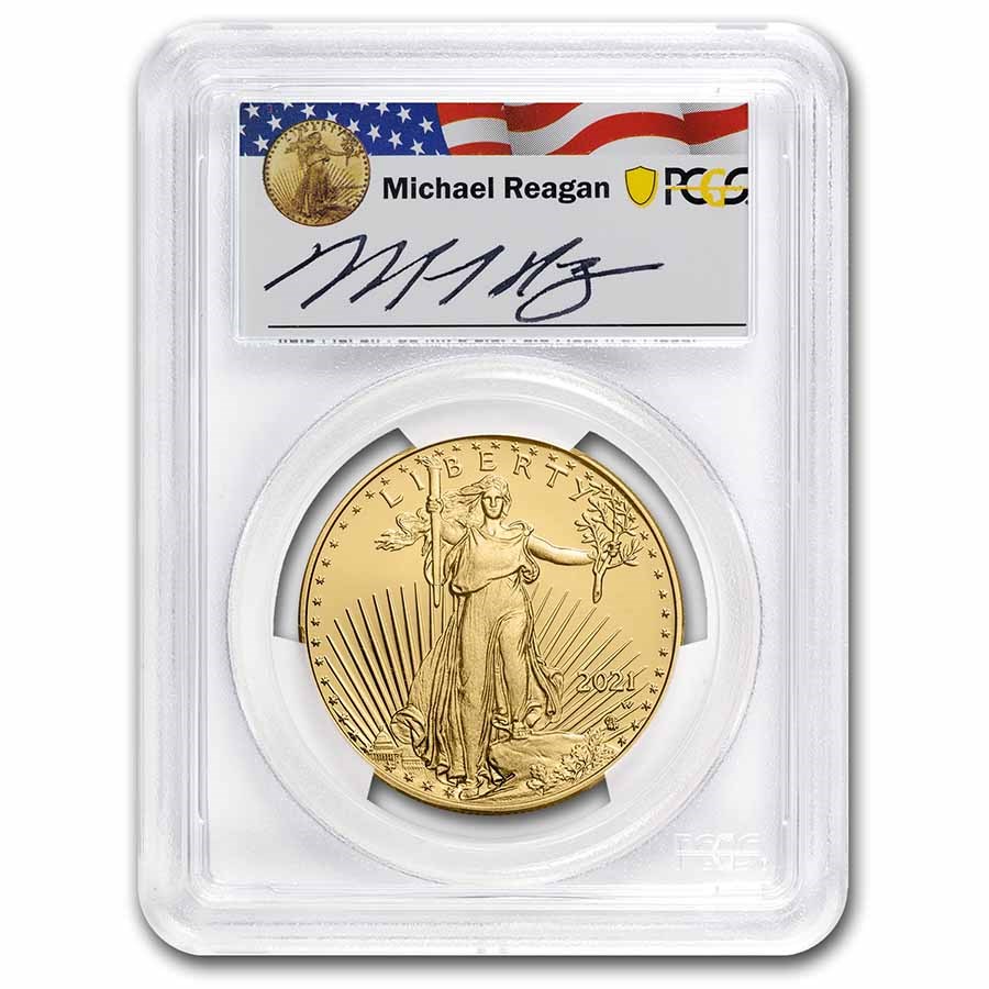 Buy 2021-W 1 oz Proof Gold Eagle (T2) PR-69 DCAM PCGS (Reagan) | APMEX