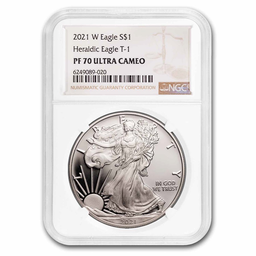 Buy 2021-W American Silver Eagle (Type 1) PF-70 NGC | APMEX