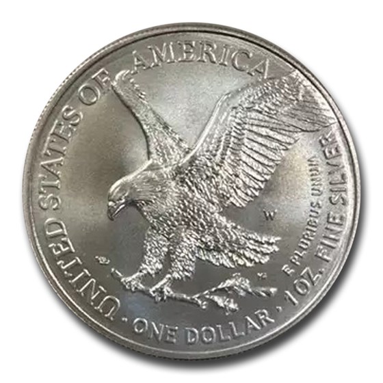 Buy 2021-W Burnished American Silver Eagle (Type 2) SP-70 PCGS (FS) | APMEX