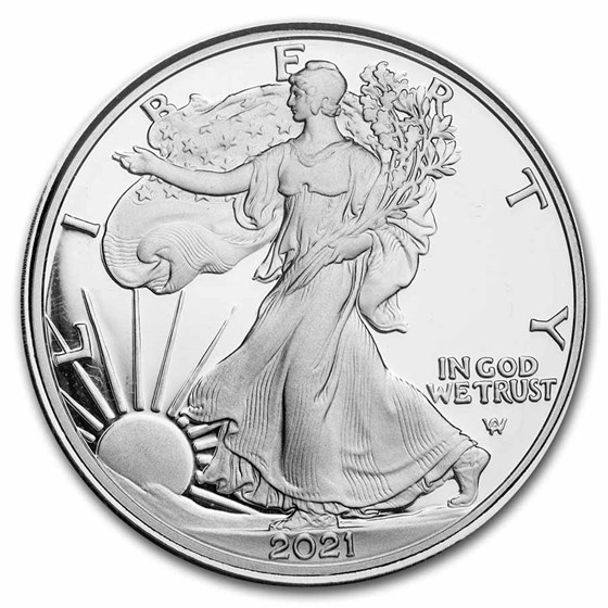 Buy 2021-W Proof American Silver Eagle (Type 2) PF-70 NGC (FDI) | APMEX