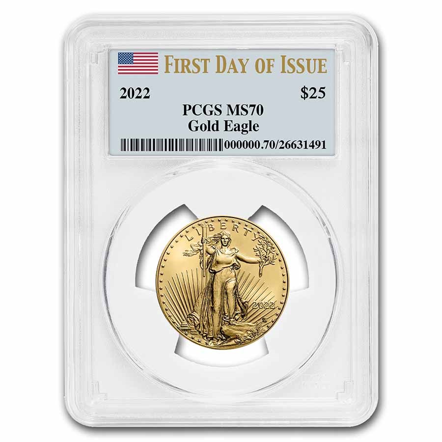 Buy 2022 1/2 oz Gold Eagle MS-70 | APMEX