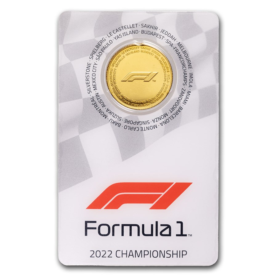 Buy 2022 1/4 oz $25 SI Gold Formula 1 Championship | APMEX