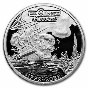Buy 2022 1 oz Ag $1 American Rev 250th Anniv Gaspee Affair Prf | APMEX