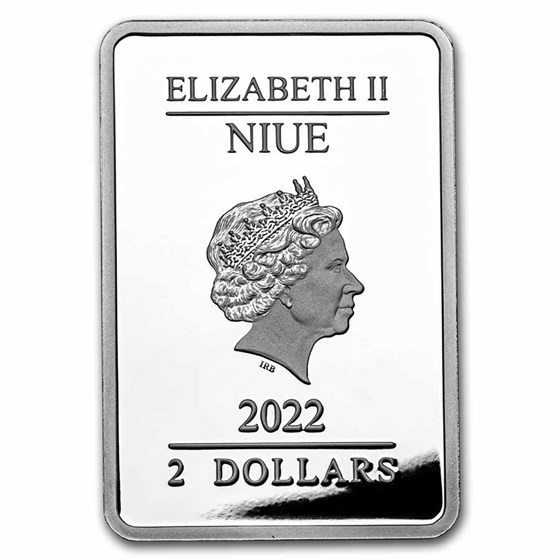 Buy 2022 1 oz Ag Coin $2 LOTR: The Two Towers Movie Poster | APMEX