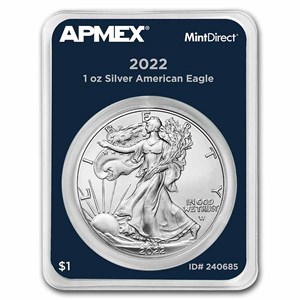 Buy 2022 1 oz Silver Eagle MintDirect Single | APMEX