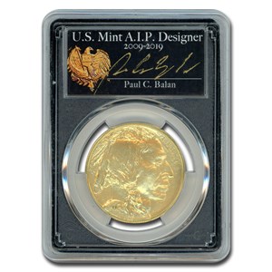 Buy 2022 1 oz Gold Buffalo MS-70 PCGS (First Day of Issue, Balan) | APMEX