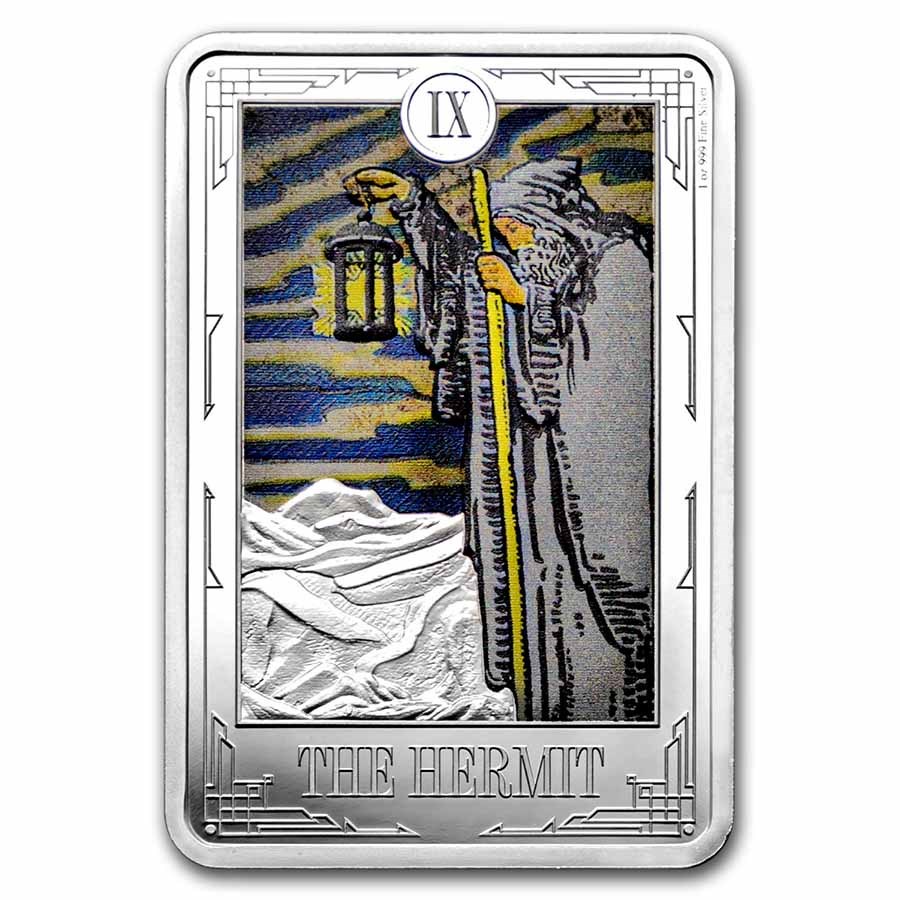 Buy 2022 1 oz Silver $2 Tarot Cards: Hermit | APMEX