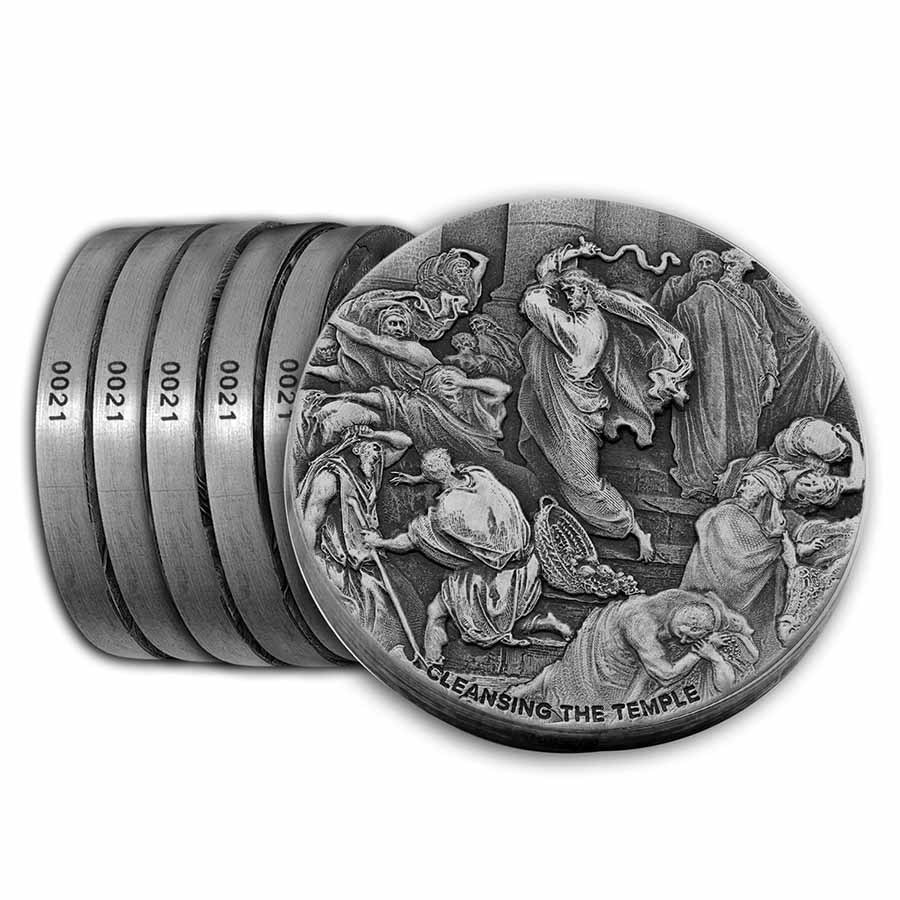 Buy 2022 6-Coin Silver Set - Biblical Series (Matching Serial #'s) | APMEX