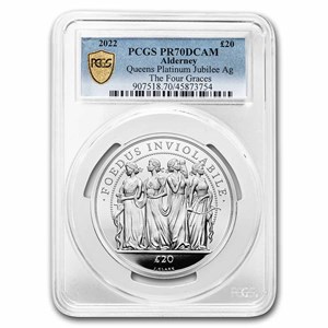 Buy 2022 Alderney 10 oz Silver Four Graces PR-70 PCGS | APMEX