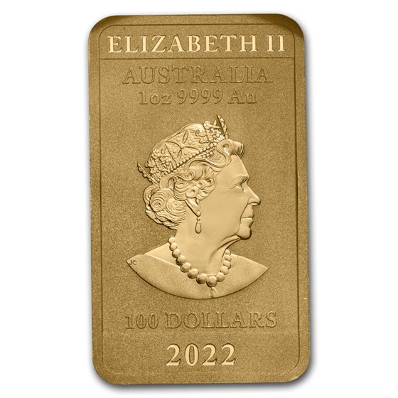 Buy 2022 AUS 1 oz Gold Dragon Rectangular Coin NGC Gem BU (FDI) | APMEX