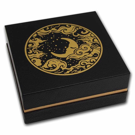 Buy 2022 Barbados 1 gram Gold Symbols of Life; Moon Coin Pendant | APMEX