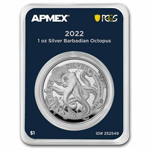 Buy 2022 Barbados 1 oz Silver Octopus (MD® Premier + PCGS FS) | APMEX