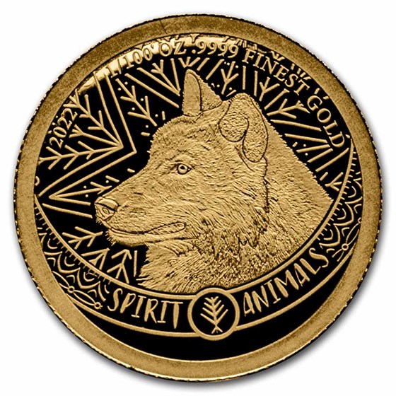 Buy 2022 Barbados Gold 3-Coin Spirit Animals Set | APMEX