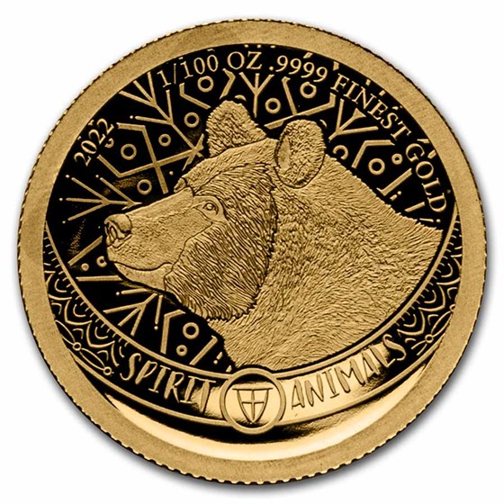 Buy 2022 Barbados Gold 3-Coin Spirit Animals Set | APMEX