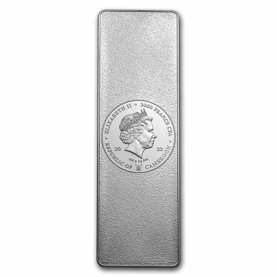 Buy 2022 Cameroon 100 gram Silver Noble Bar New York 10-Coin Set | APMEX