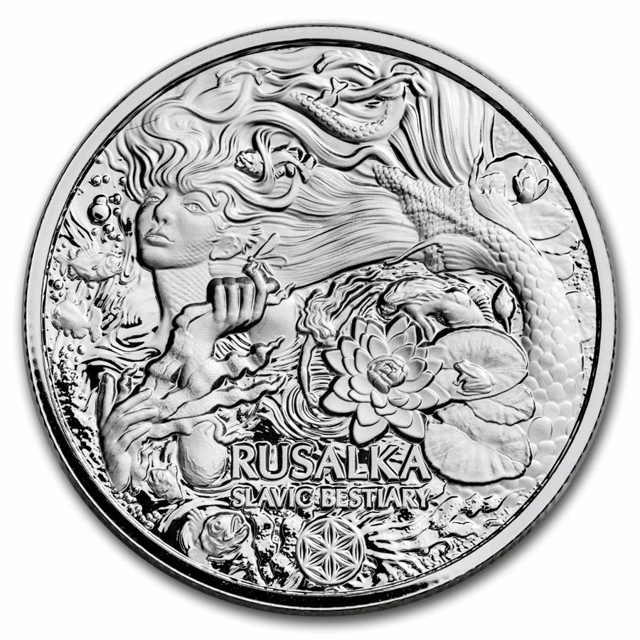 Buy 2022 Cameroon 2 oz Silver Slavic Bestiary Rusalka BU (No Capsule ...