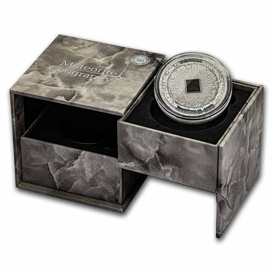 Buy 2022 Cameroon 50 gram Silver Meteorite Geography; Tenham | APMEX