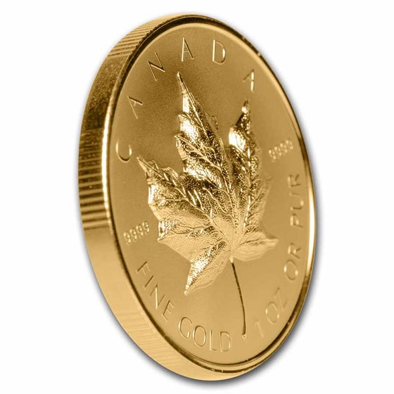 Buy 2022 Canada 1 oz Gold $200 Maple Leaf Proof UHR (Damaged Capsule ...