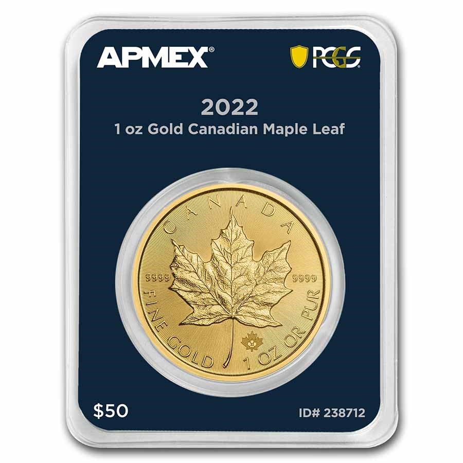 Buy 2022 Canada 1 oz Gold Maple Leaf (MD® Premier Single + PCGS FS) | APMEX
