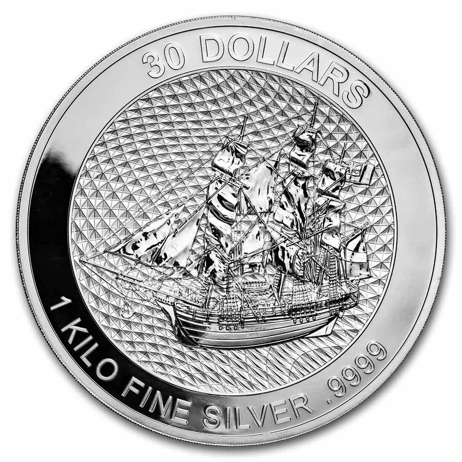 Buy 2022 Cook Islands 1 kilo Silver Bounty Coin | APMEX