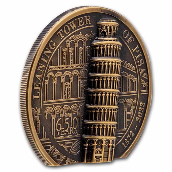 Buy 2022 Cook Islands 1 oz Gold Antique Leaning Tower of Pisa | APMEX