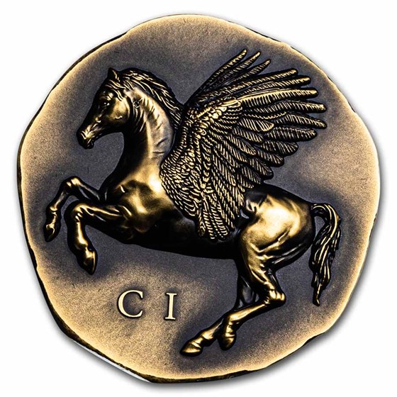 Buy 2022 Cook Islands 1 oz Gold Antique Pegasus | APMEX
